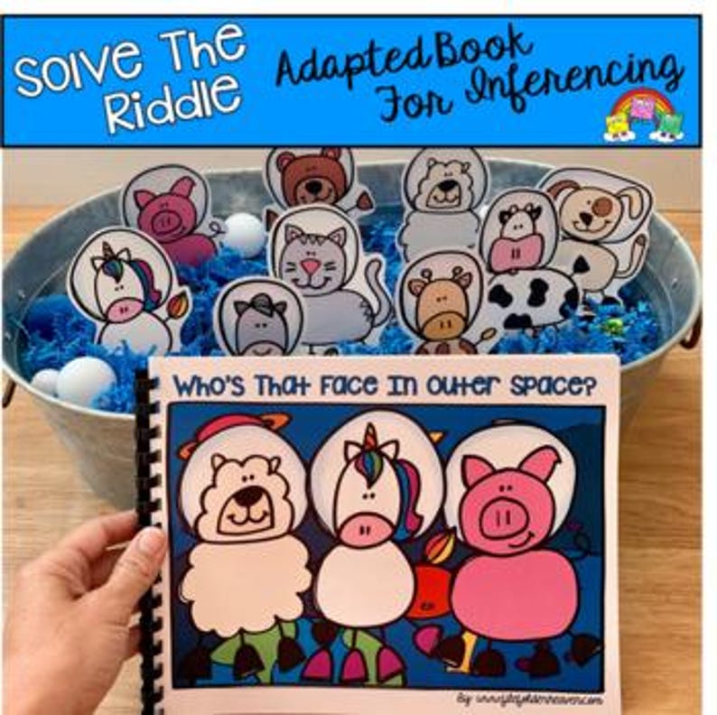 Space Riddles Book: Adapted Sensory Play for Speech Practice (kids) - Etsy
