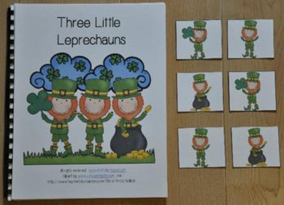 Three Little Leprechauns Book: St. Patrick's Day Learning (position ...