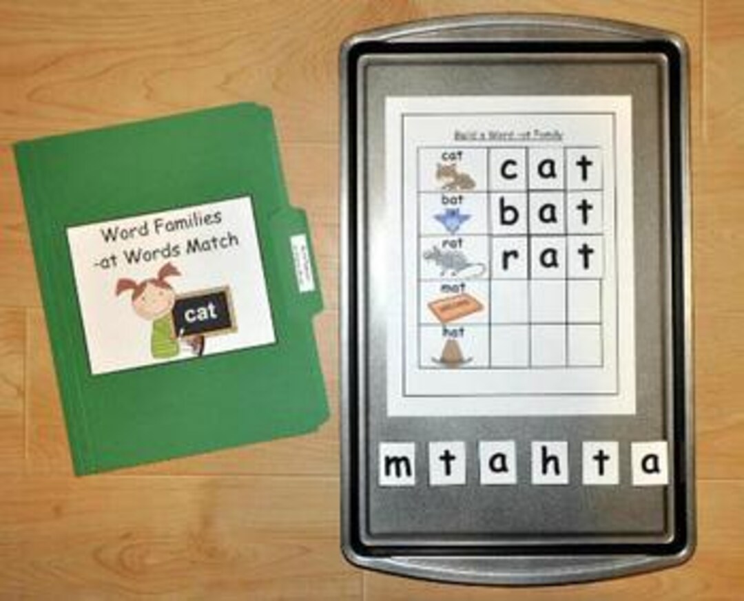 Word Families Learning Pack, Printable Games, Reading Practice (20 ...