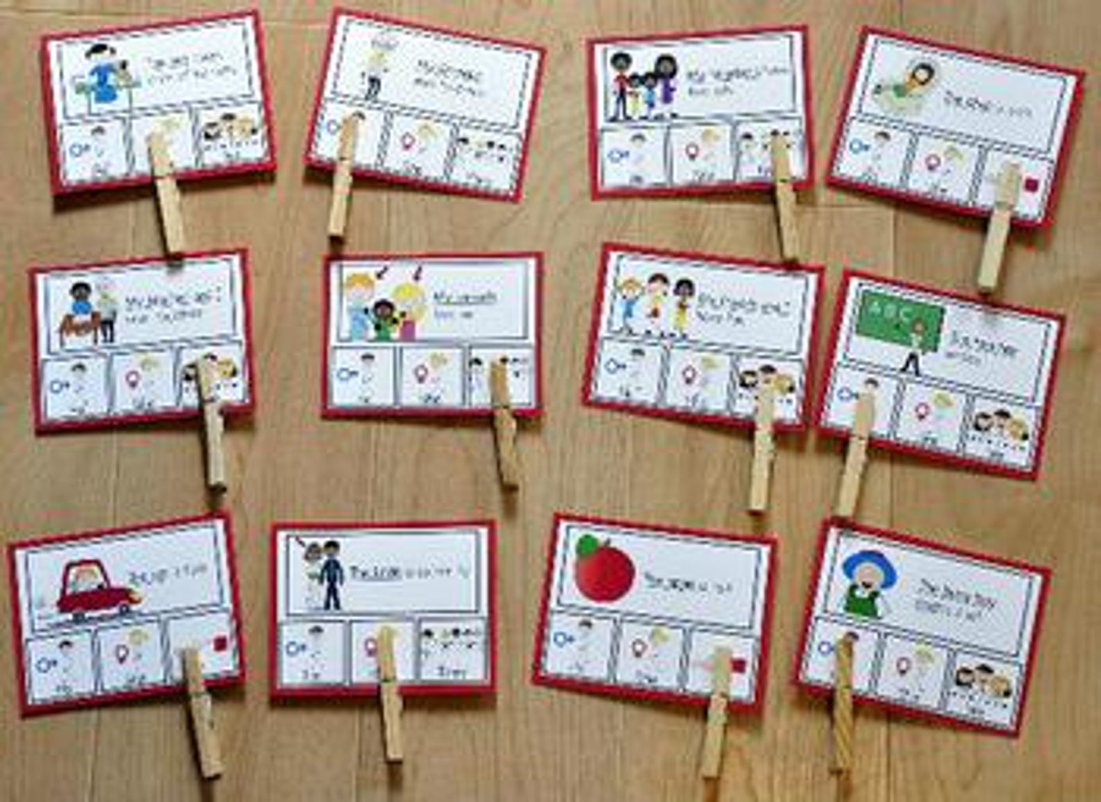 Pronouns Task Cards: Fun Classroom Activity - He, She, They, We, It - Etsy