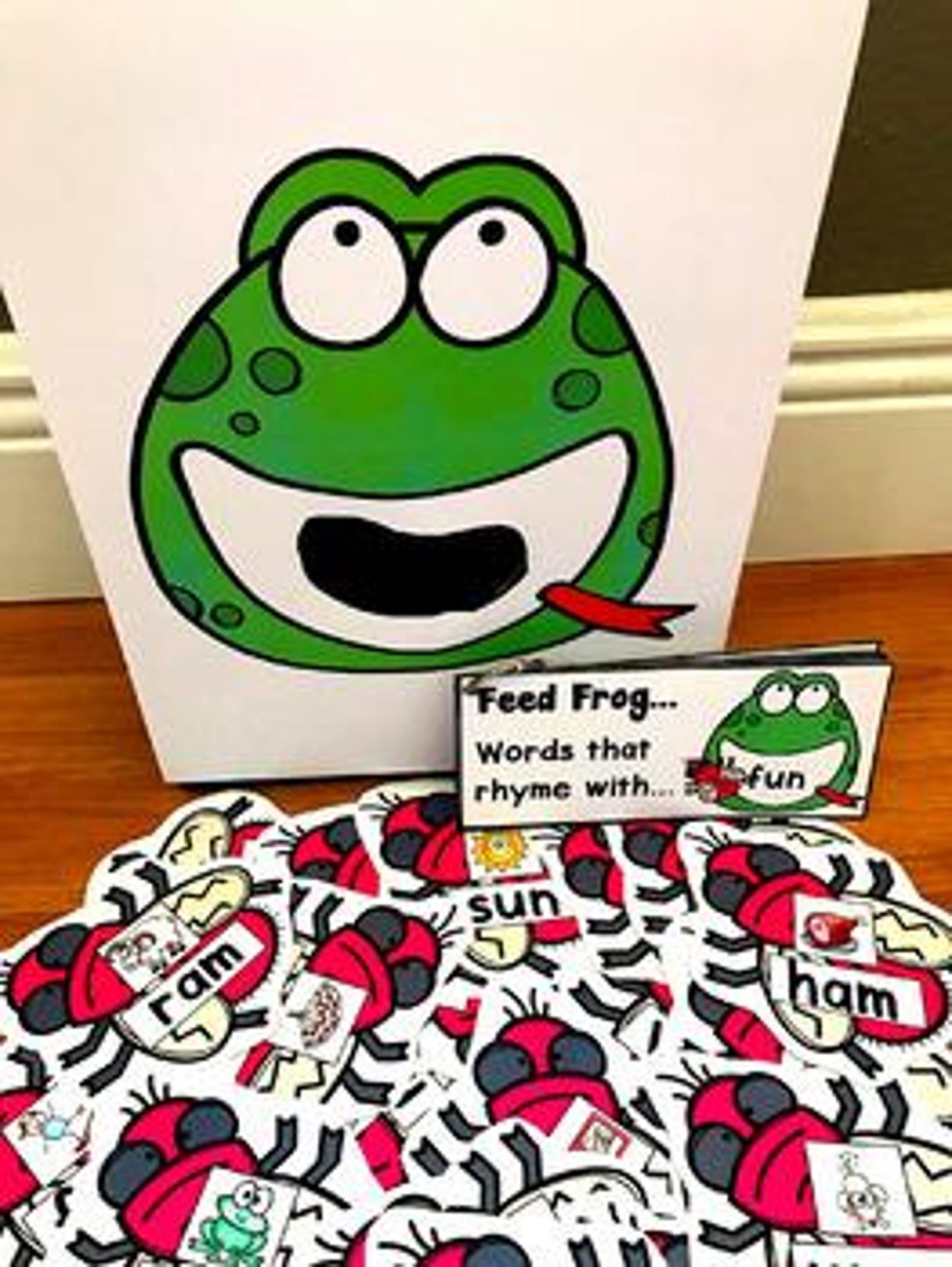 Feed Frog Activity Set: Educational Spring Game - Speech Therapy Tool ...