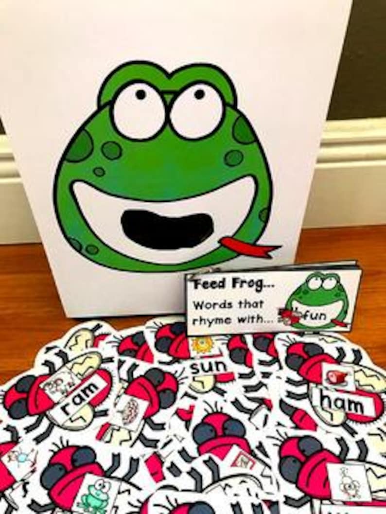 Feed Frog Activity Set: Educational Spring Game - Speech Therapy Tool ...