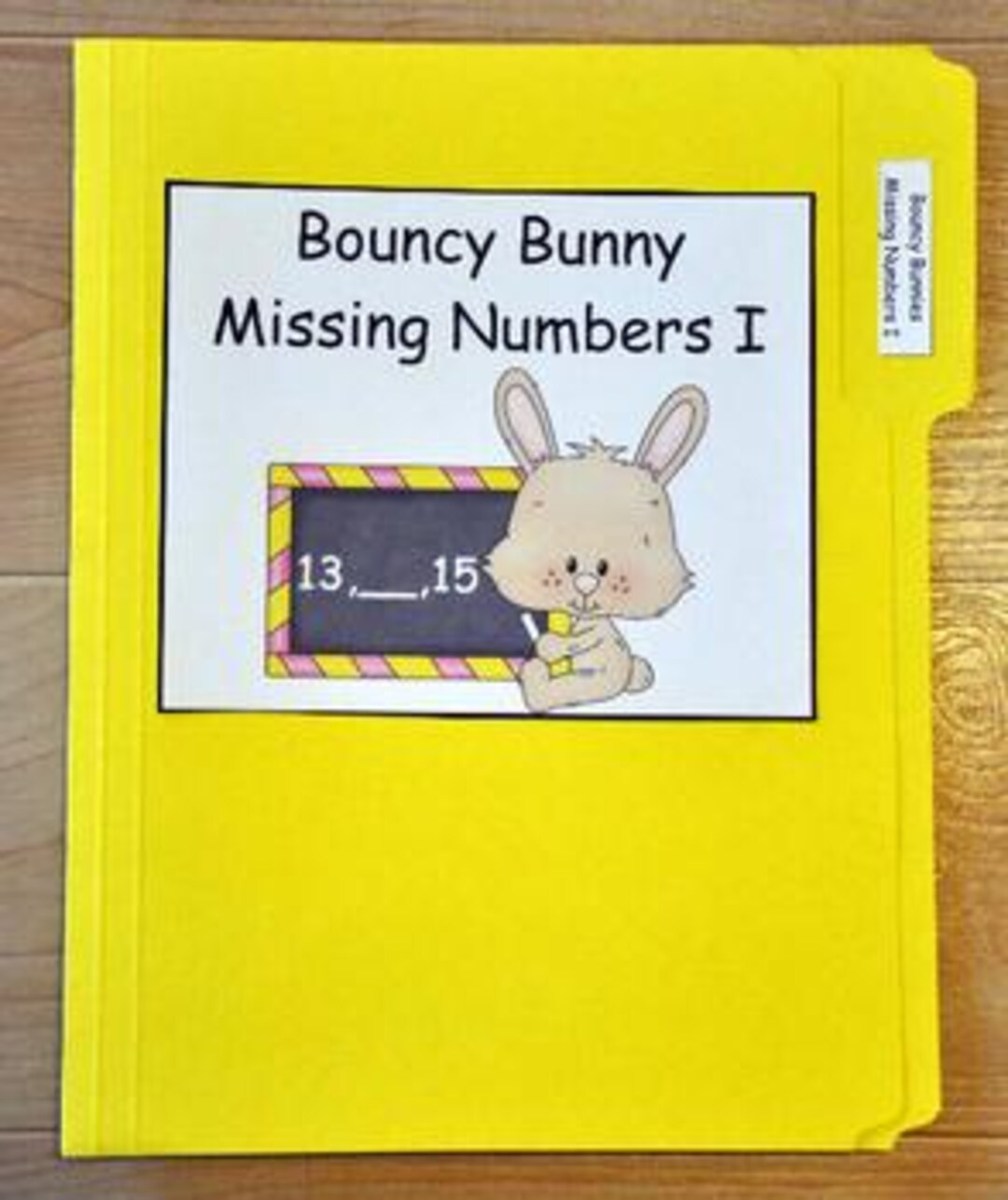 Fill Missing Number Game: Easter Bunny Theme (teens 10-20, K-2) - Etsy