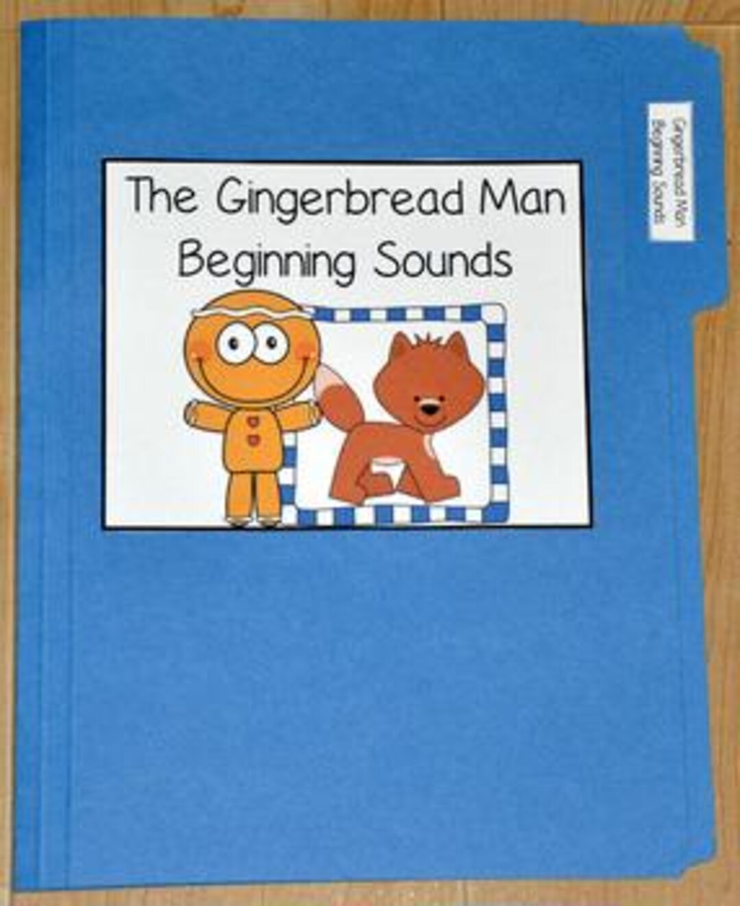 Beginning Sounds Game: Gingerbread Man Theme - Preschool Learning - Etsy