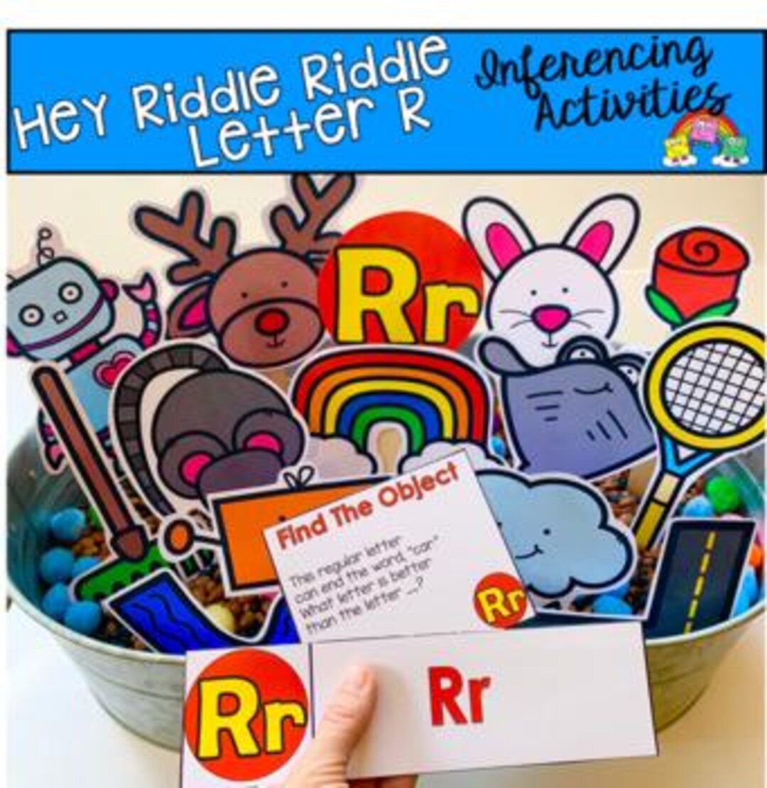 Sensory Bin Riddles: Letter R Learning Games - Hands-on Fun - Etsy