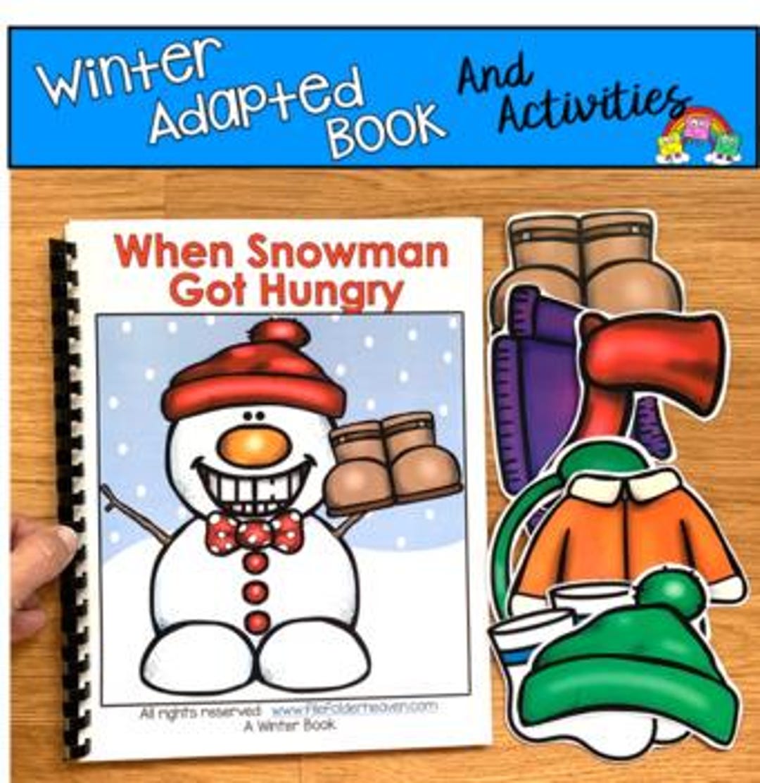 Winter Adapted Book, Snowman Feeding Game (story Sequencing ...