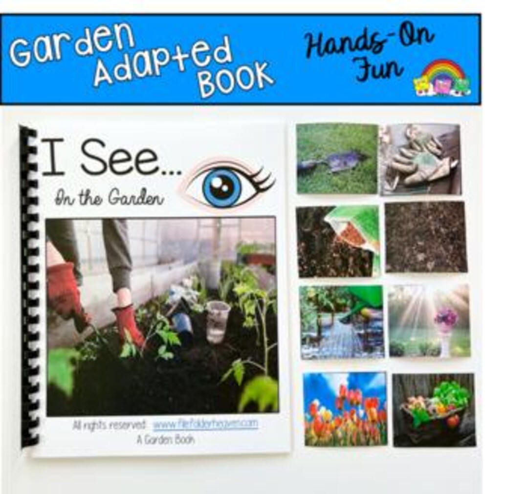 Garden Adapted Book: Hands-on Visual Learning With Real Photos - Etsy