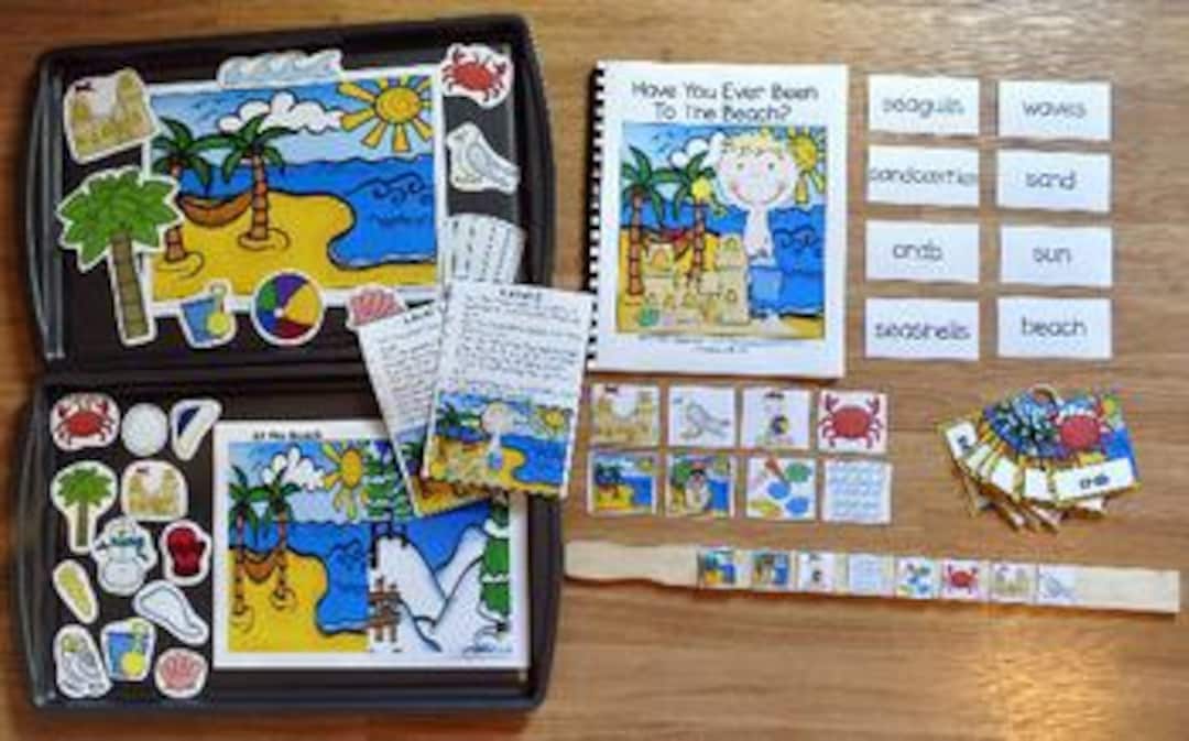 Adapted Beach Book Set: Vocabulary and Counting Games - Early Learners ...