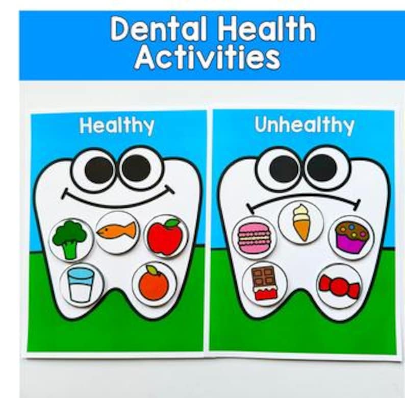 Children's Teeth Sorting Games: Oral Health Activities - Cut & Glue ...
