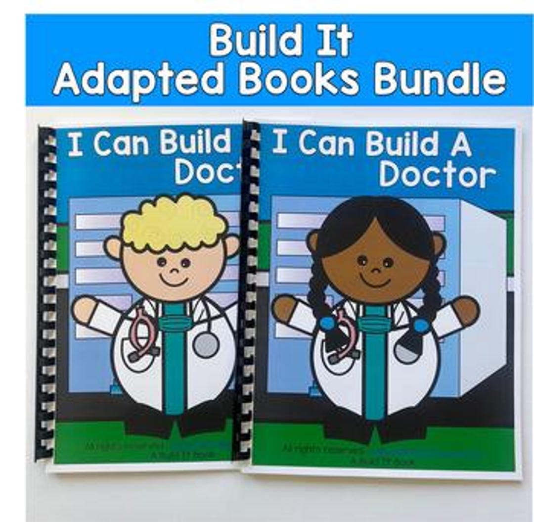 Doctor Themed Adapted Books - Build It and Follow Directions Kit - Etsy