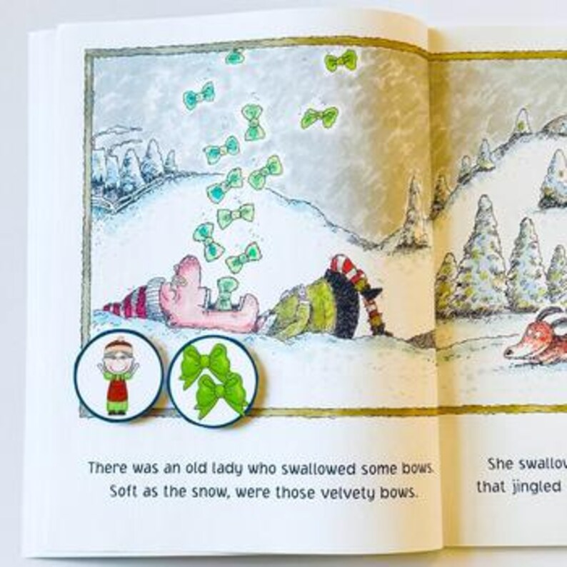 Old Lady Storytelling Prop: Christmas Bell Theme for Kids - Etsy