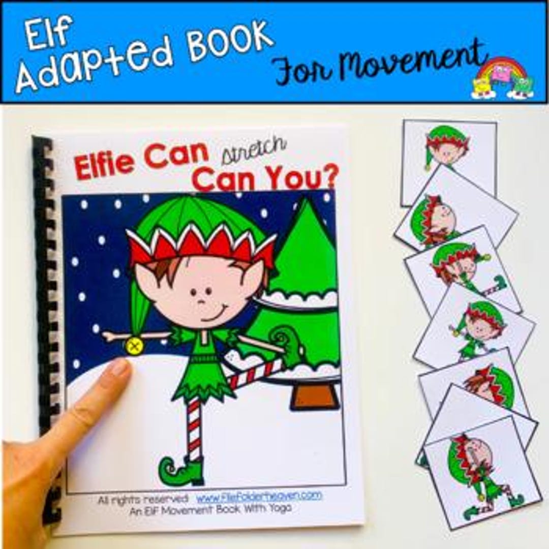 Elf Activity Book: Movement Games and Yoga-inspired Poses for Kids - Etsy