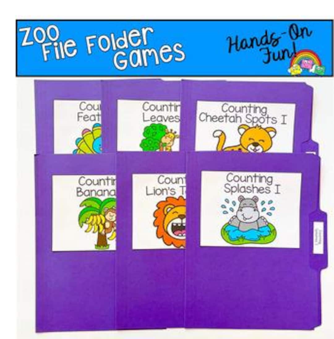 Zoo Counting Games: Number Recognition for Preschoolers - Etsy