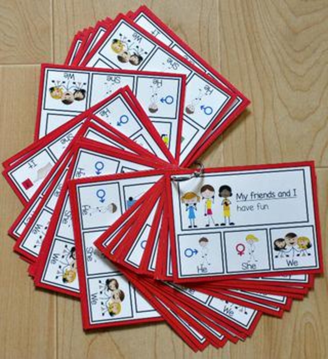 Pronouns Task Cards: Fun Classroom Activity - He, She, They, We, It - Etsy