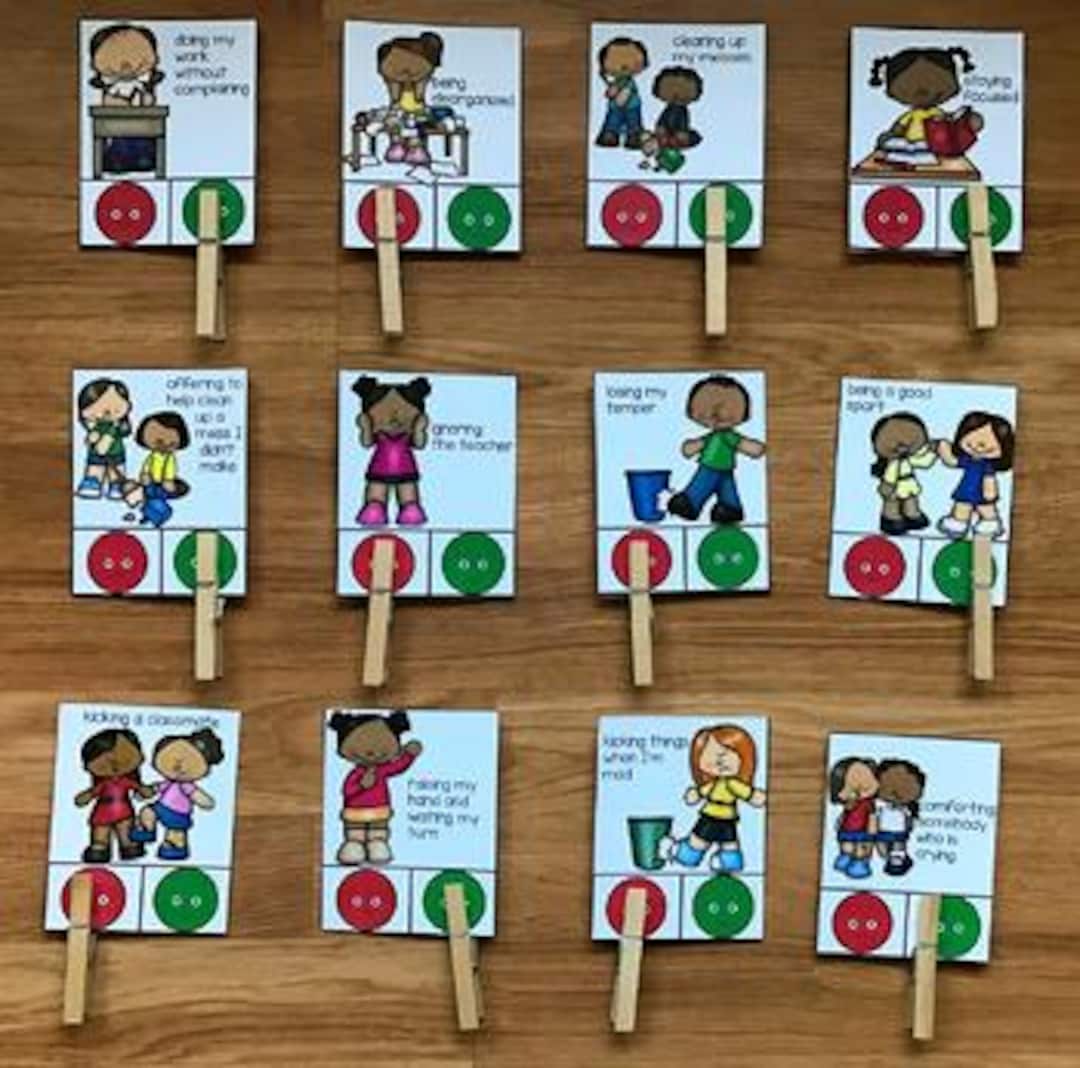 Social Skills Task Cards - Behavior Identification, Group Activities - Etsy