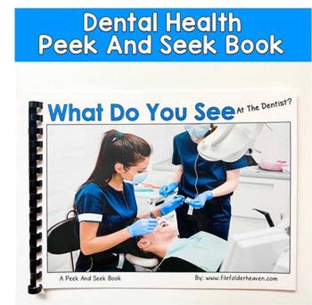 Dental Health Peek and Seek Book, Kids Interactive Learning (visual ...