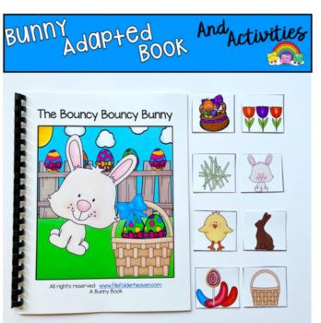 Easter Bunny Adapted Book and Activities (interactive Learning for ...