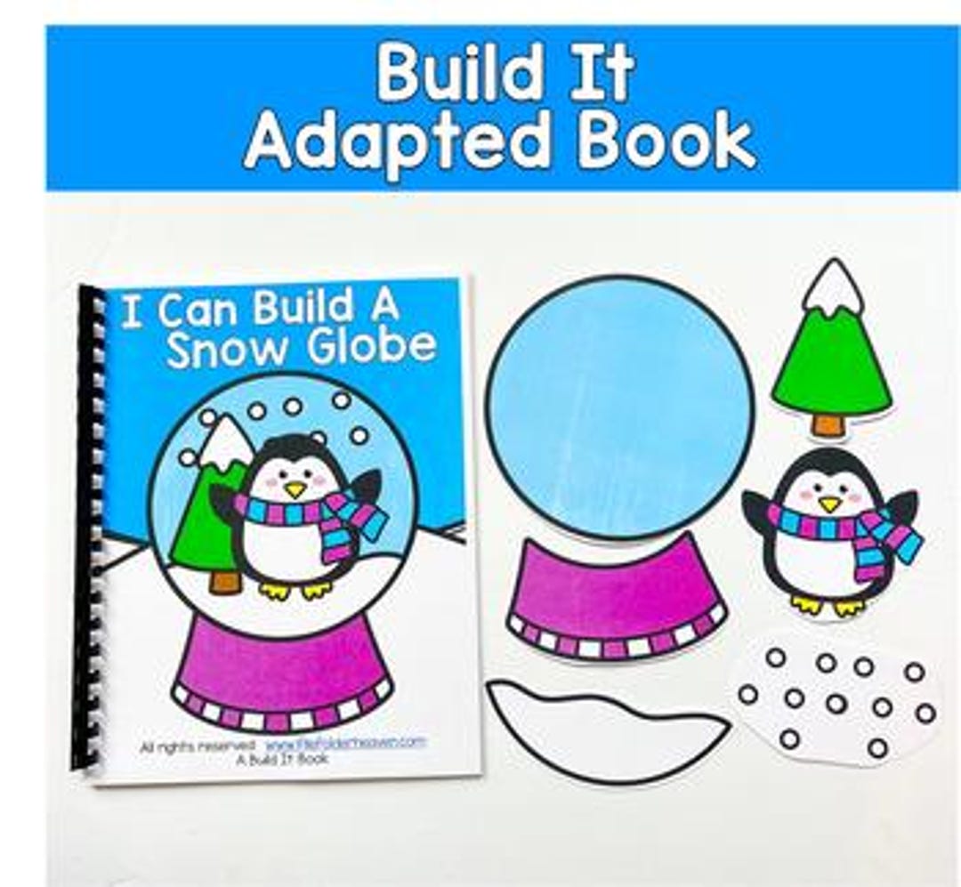 Build It Adapted Book, Snowman Snow Globe (following Directions & Motor ...