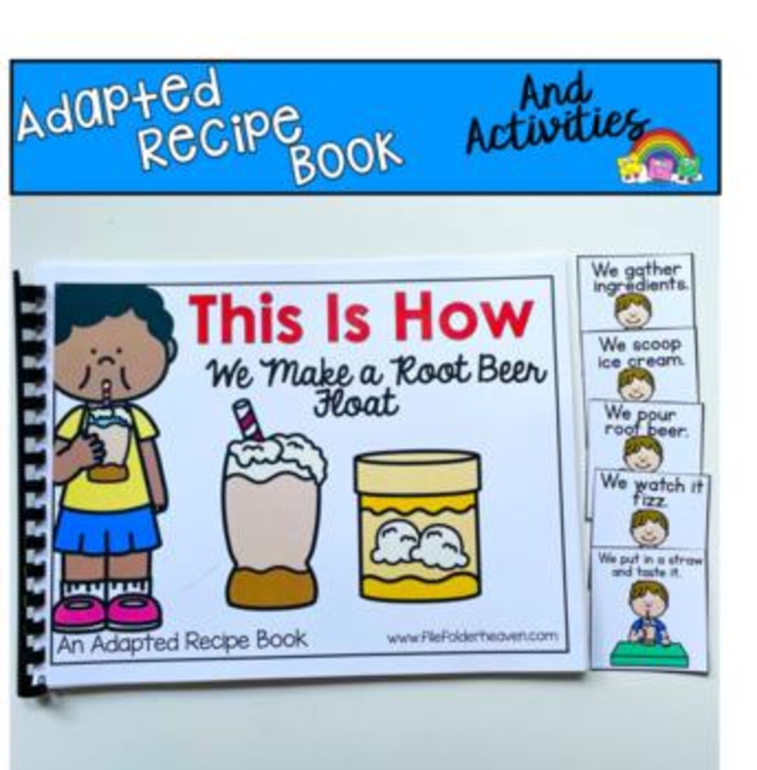 Visual Recipe Book: Root Beer Float Steps - Sequencing Activity - Etsy