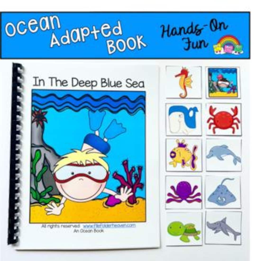 Ocean Adapted Book - Interactive Deep Sea Story and Learning Activities ...