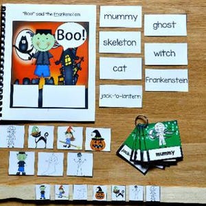 Halloween Literacy Resource: Adapted Book & Vocabulary Activities ...