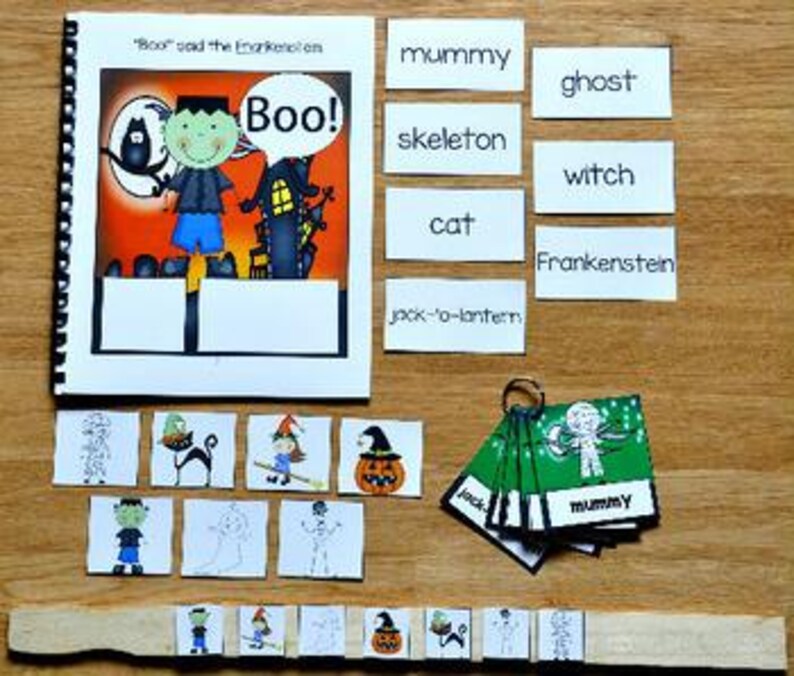 Halloween Literacy Resource: Adapted Book & Vocabulary Activities ...