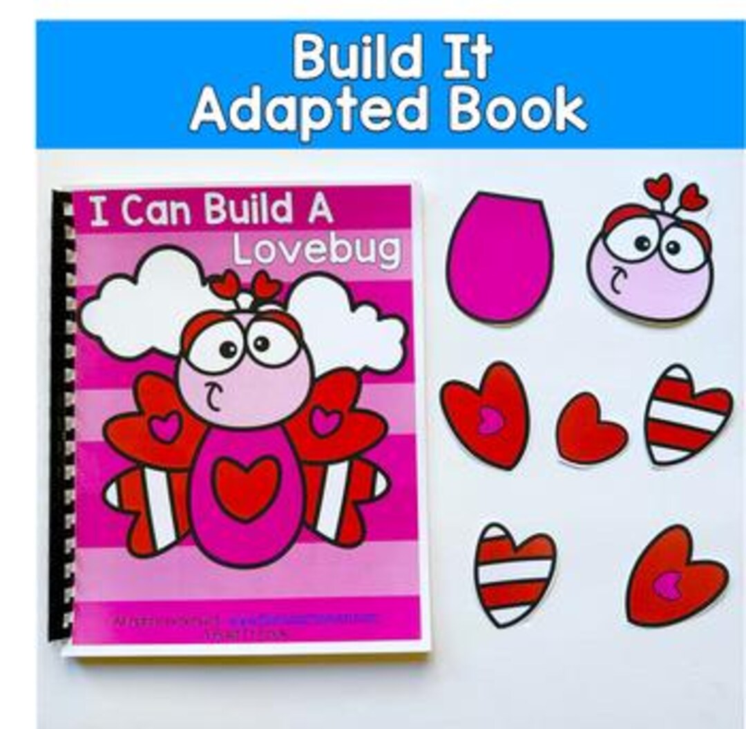 Build It Adapted Book: Follow Directions and Fine Motor Practice - Etsy