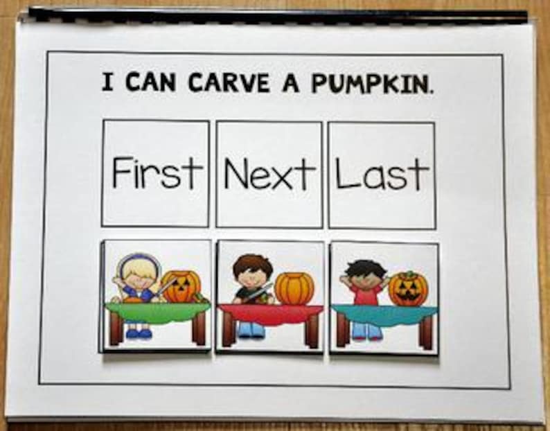 Sequencing Activity Kit: Adapted Book and 7 Worksheets for Kids - Etsy