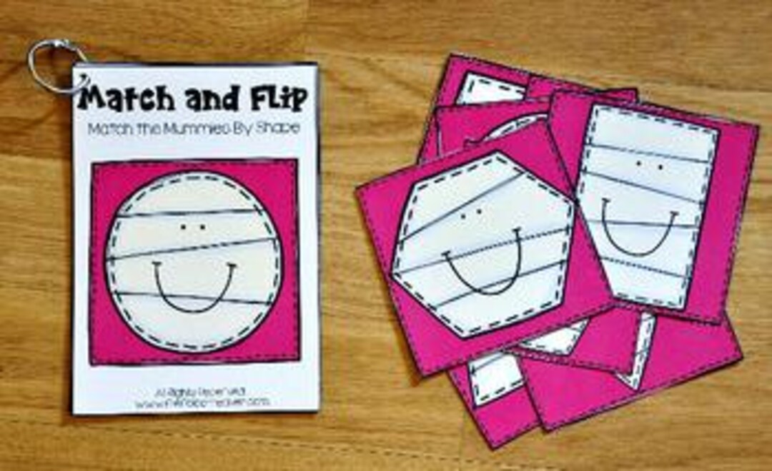Halloween Match and Flip Books - Color, Shape & Emotion Activities - Etsy