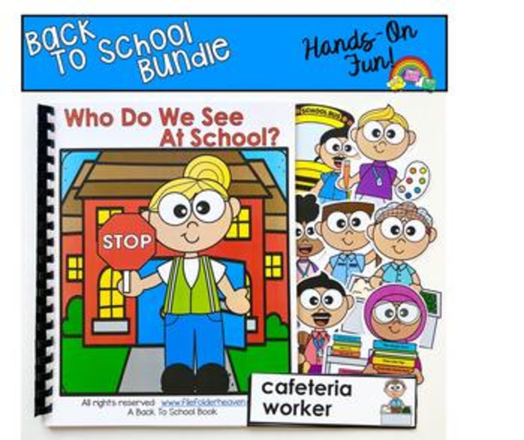 Adapted Books Mini Bundle: School Themes for Early Learners (digital ...
