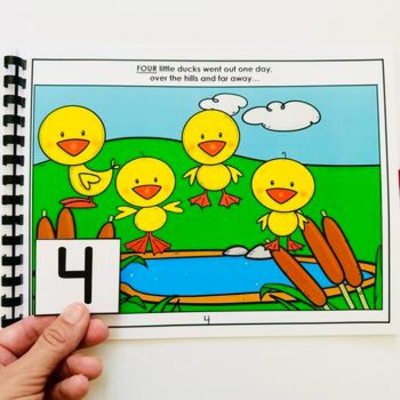 Five Little Ducks Adapted Song Book | Speech Therapy & Special ...