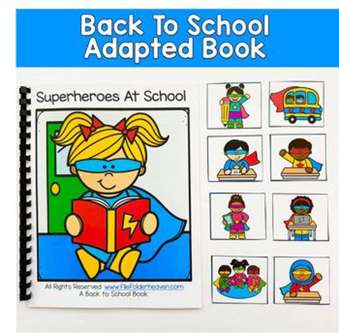 Superhero Classroom Behavior Book - Adapted for Special Education - Etsy