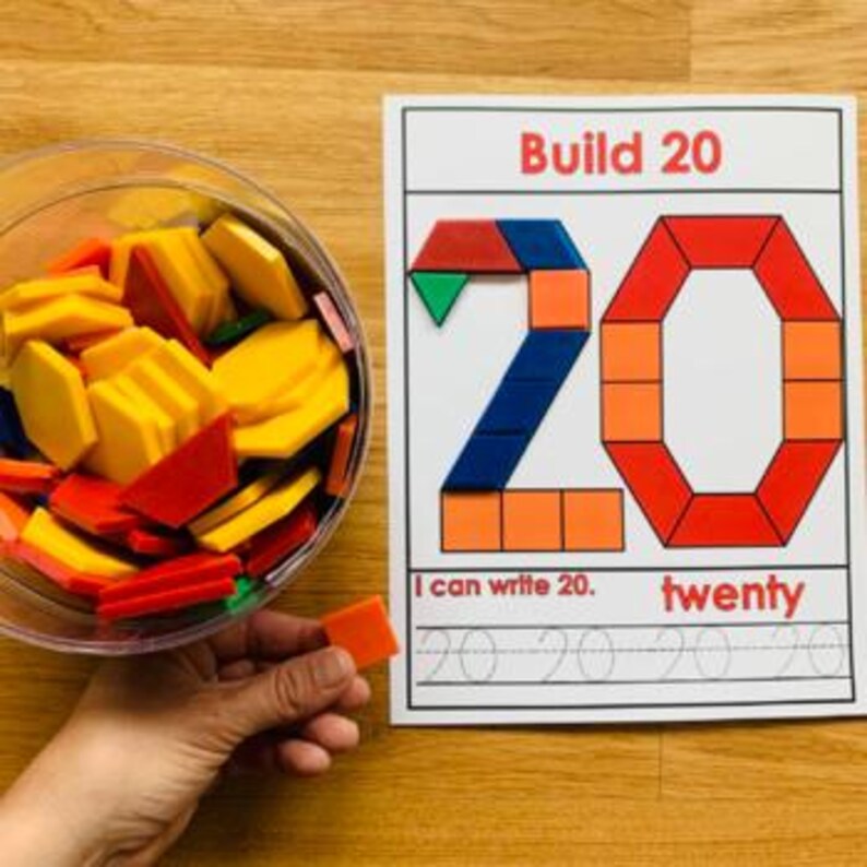 Number Tracing Cards: Fine Motor Skill Activities (set of 20) - Etsy