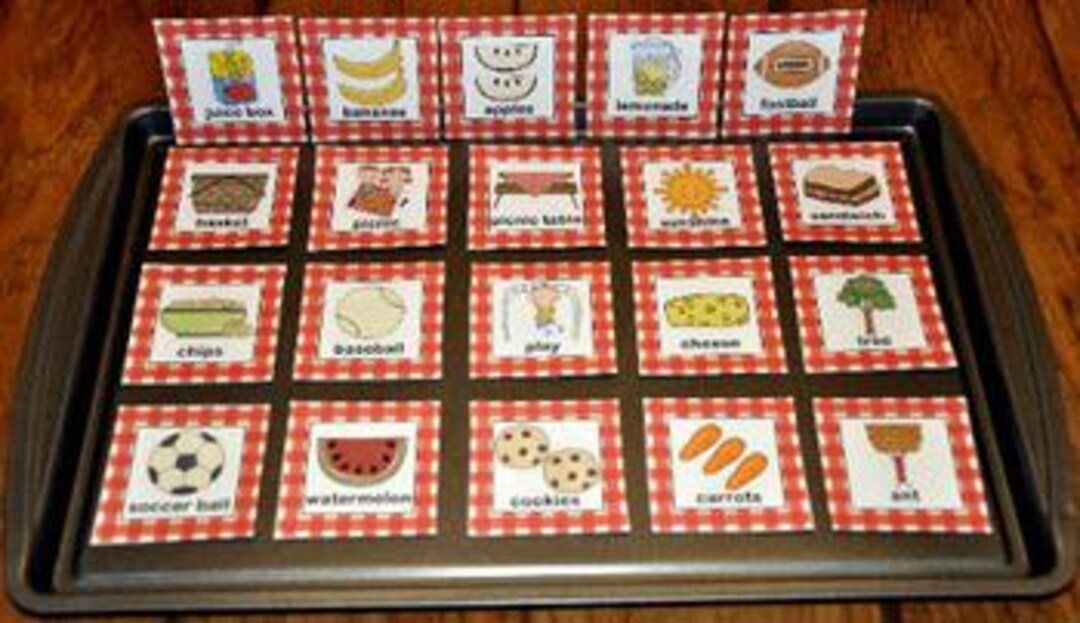 Cookie Sheet Activities: Picnic Theme Learning Games (early Childhood ...