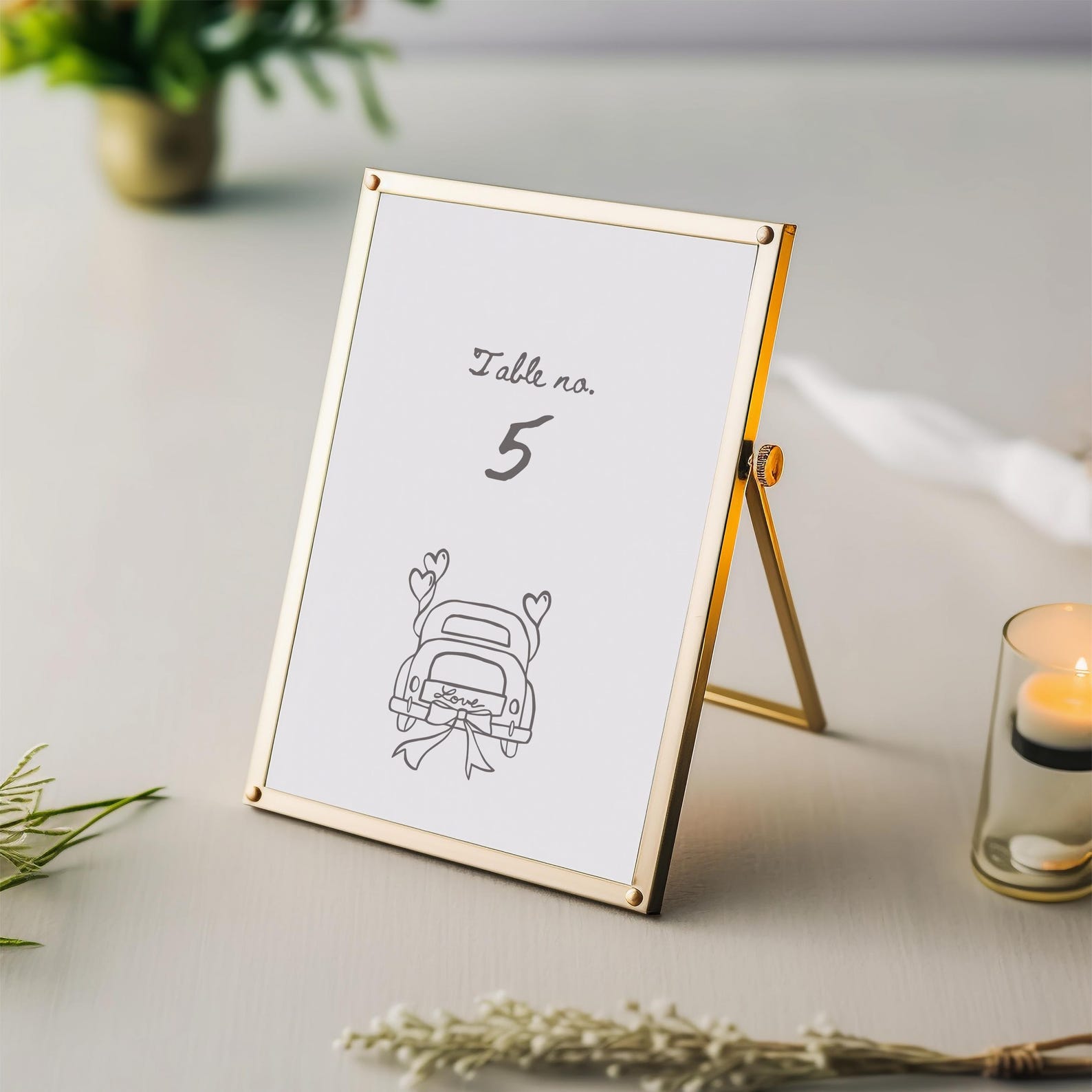 Editable Wedding Table Numbers 1–10 | Printable Table Numbers A5 ...