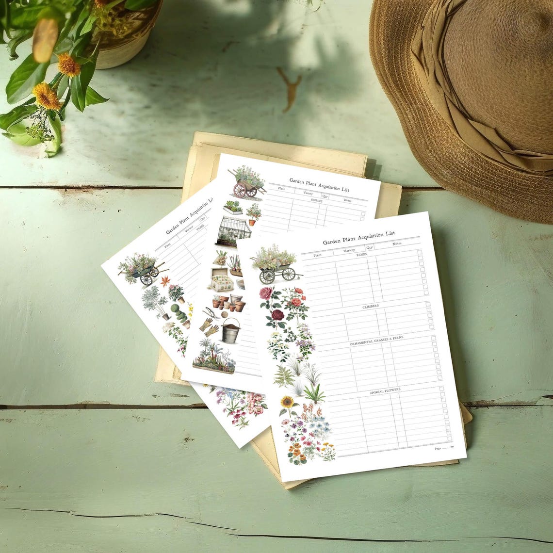 Printable Plant Shopping List | Complete Garden Centre Visit Planner ...