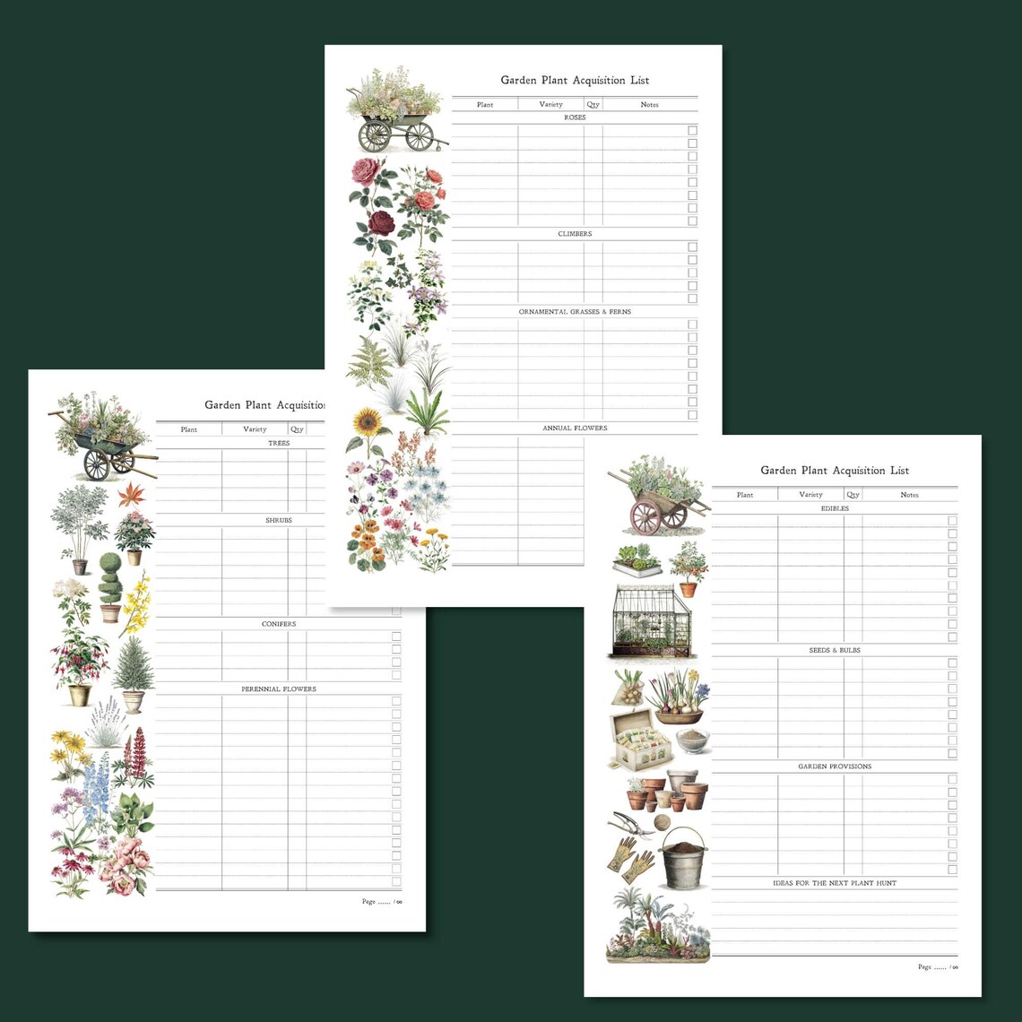 Printable Plant Shopping List | Complete Garden Centre Visit Planner ...