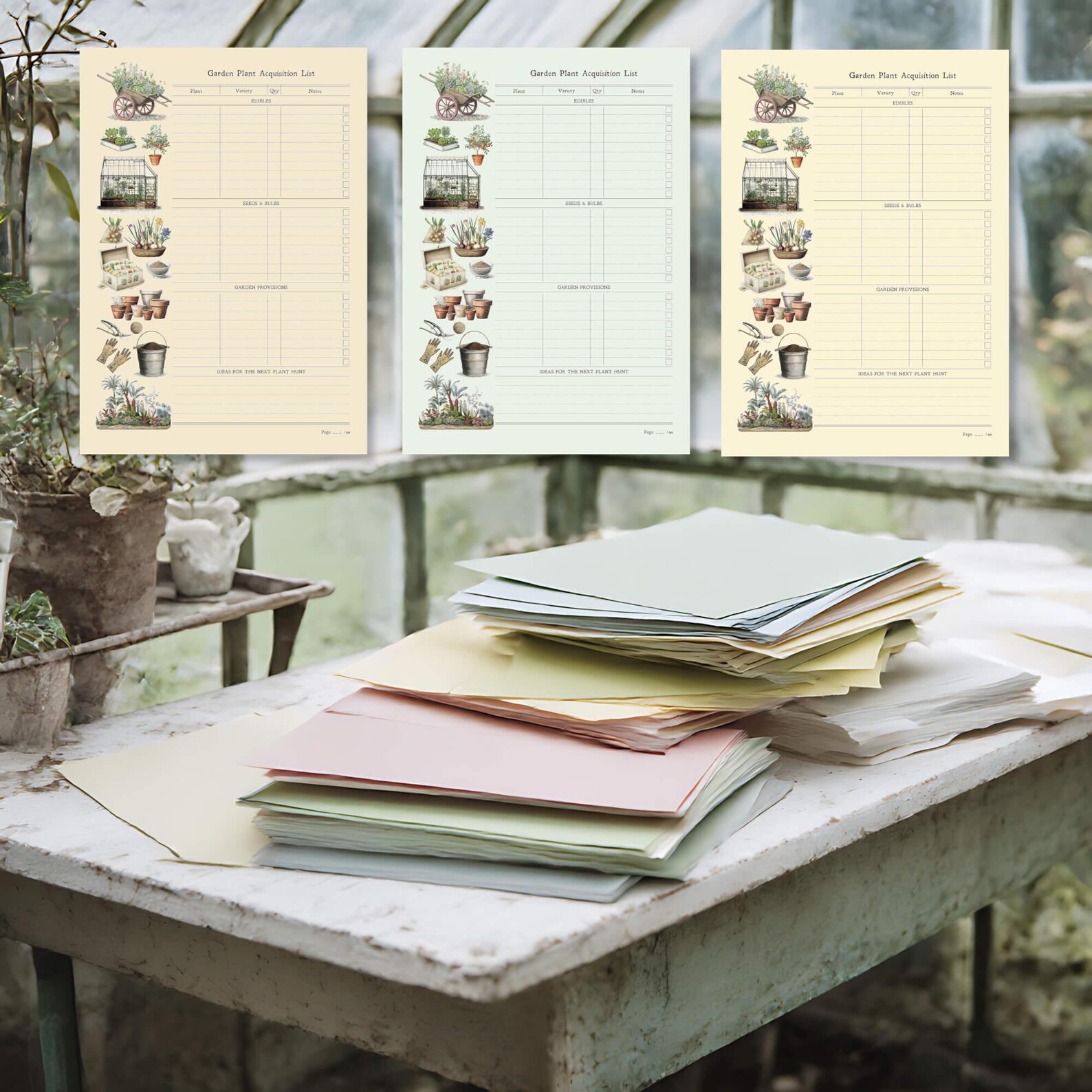 Printable Plant Shopping List | Complete Garden Centre Visit Planner ...