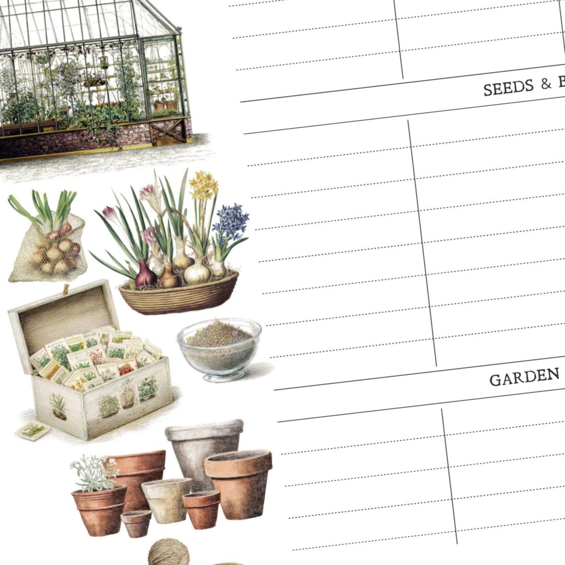 Printable Plant Shopping List | Complete Garden Centre Visit Planner ...