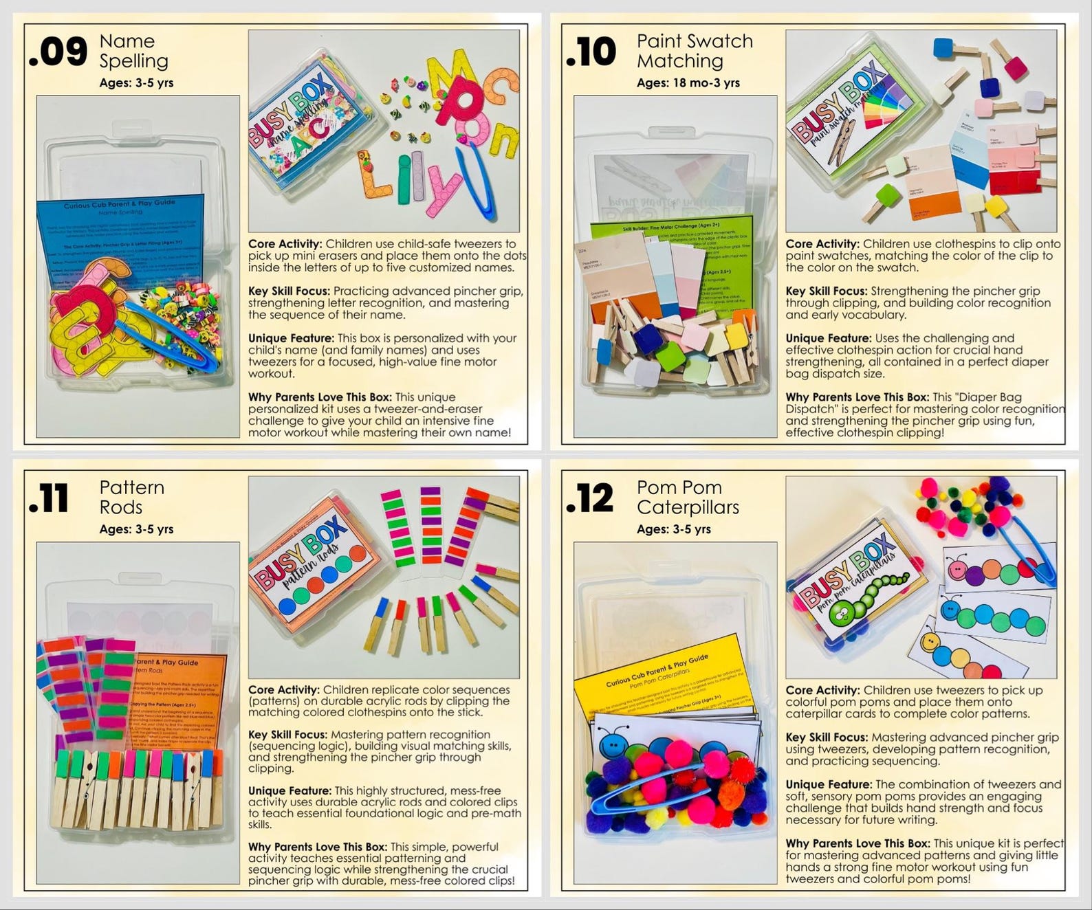 Busy Box Mega Bundle (16 Non-seasonal Boxes + Case) | the Complete ...