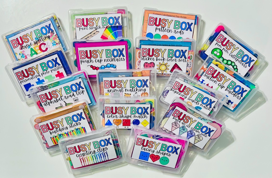 Busy Box Mega Bundle (16 Non-seasonal Boxes + Case) | the Complete ...