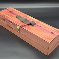 20" Native American Feather Case, Blade Box, Cedar Box, Wood Box ...