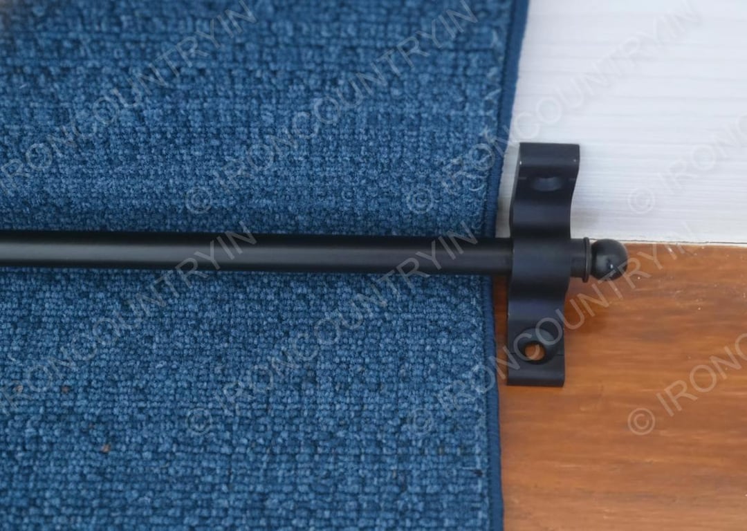 Stair Runner Rod, Stairway Rug Hardware Set - Etsy