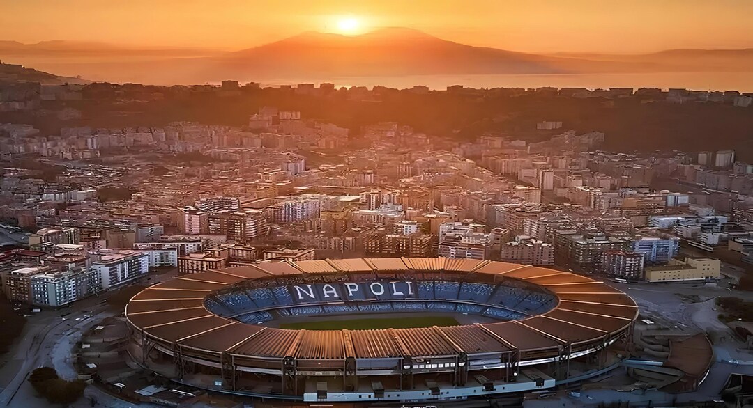 Napoli Club Stadium Canvas Wall Art Stadio Diego Armando Maradona ...