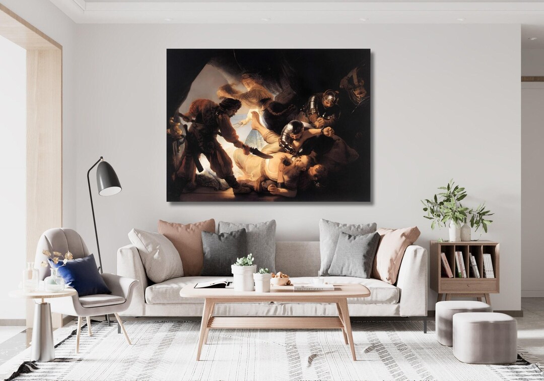 The Blinding of Samson by Rembrandt Canvas Wall Art, Baroque ...