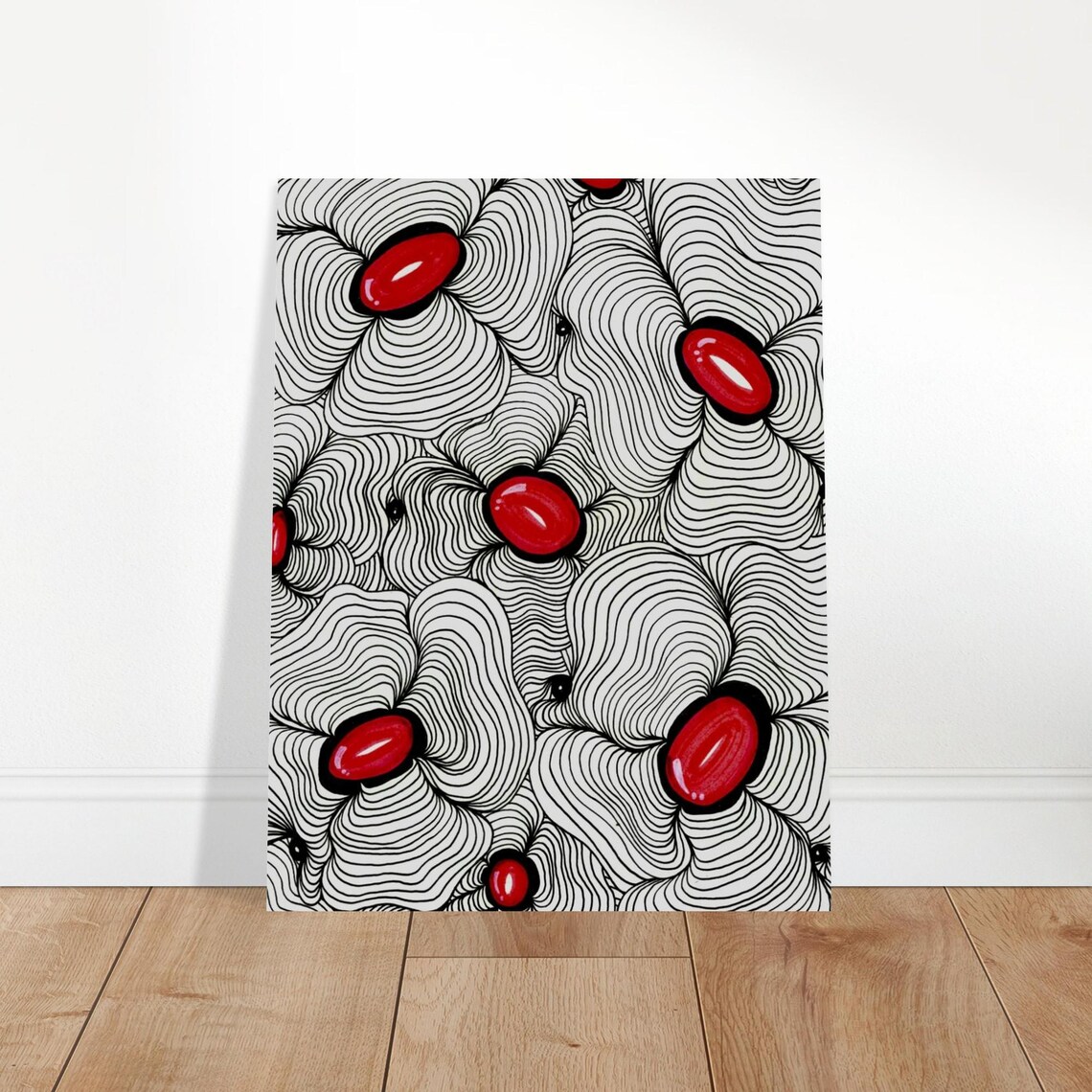 Visual Pulse of a Flower~premium Matte Paper Poster - Etsy