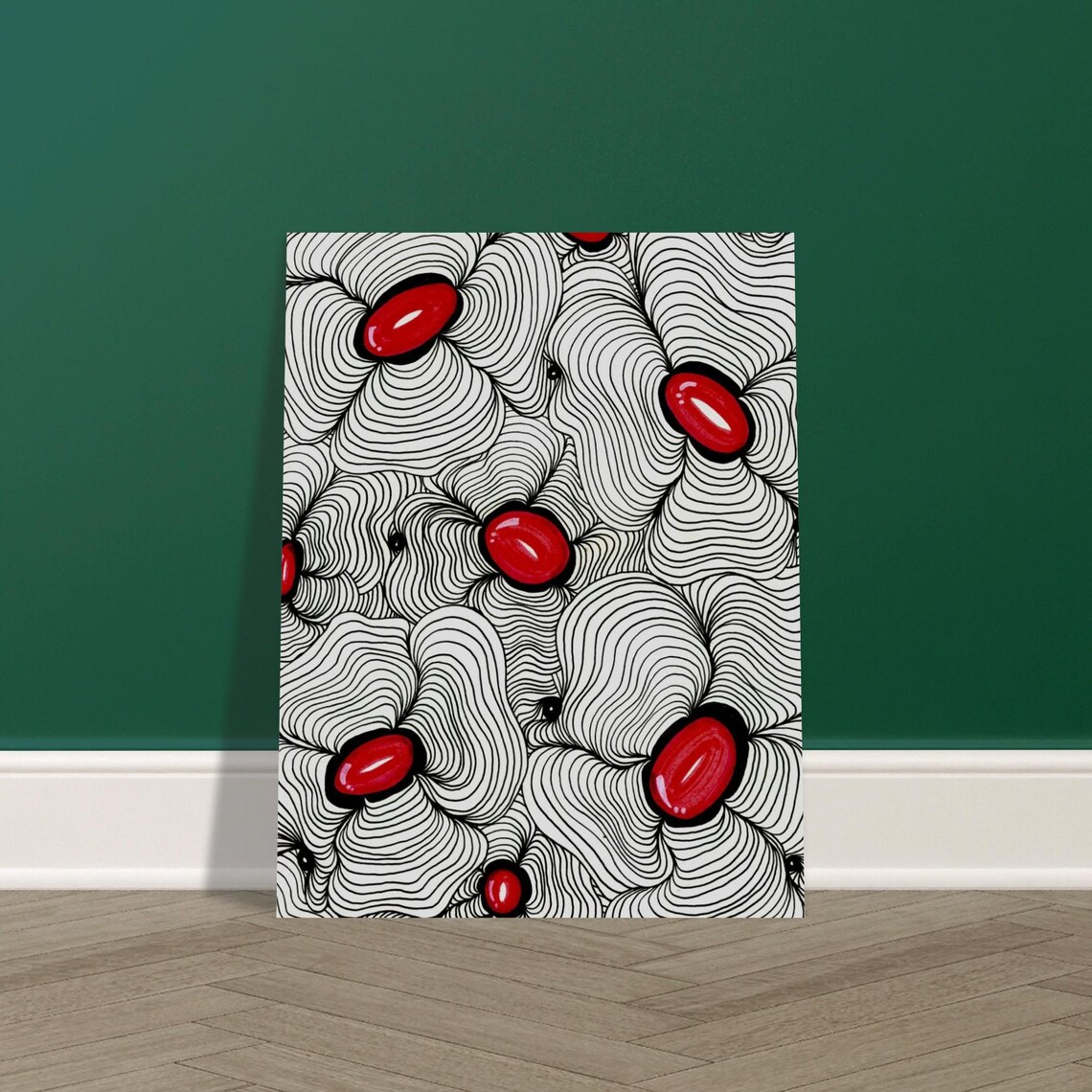Visual Pulse of a Flower~premium Matte Paper Poster - Etsy