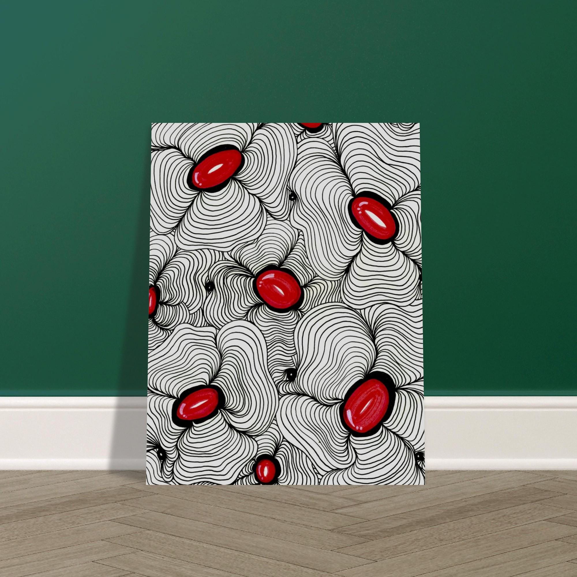 Visual Pulse of a Flower~premium Matte Paper Poster - Etsy