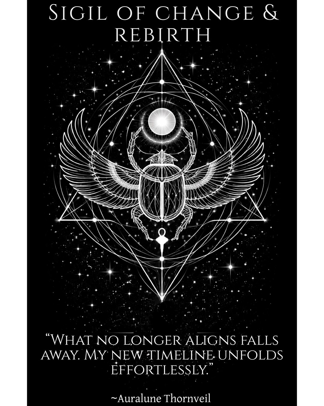 Sigil of Change and Rebirth - Step Into Your Highest Timeline ...
