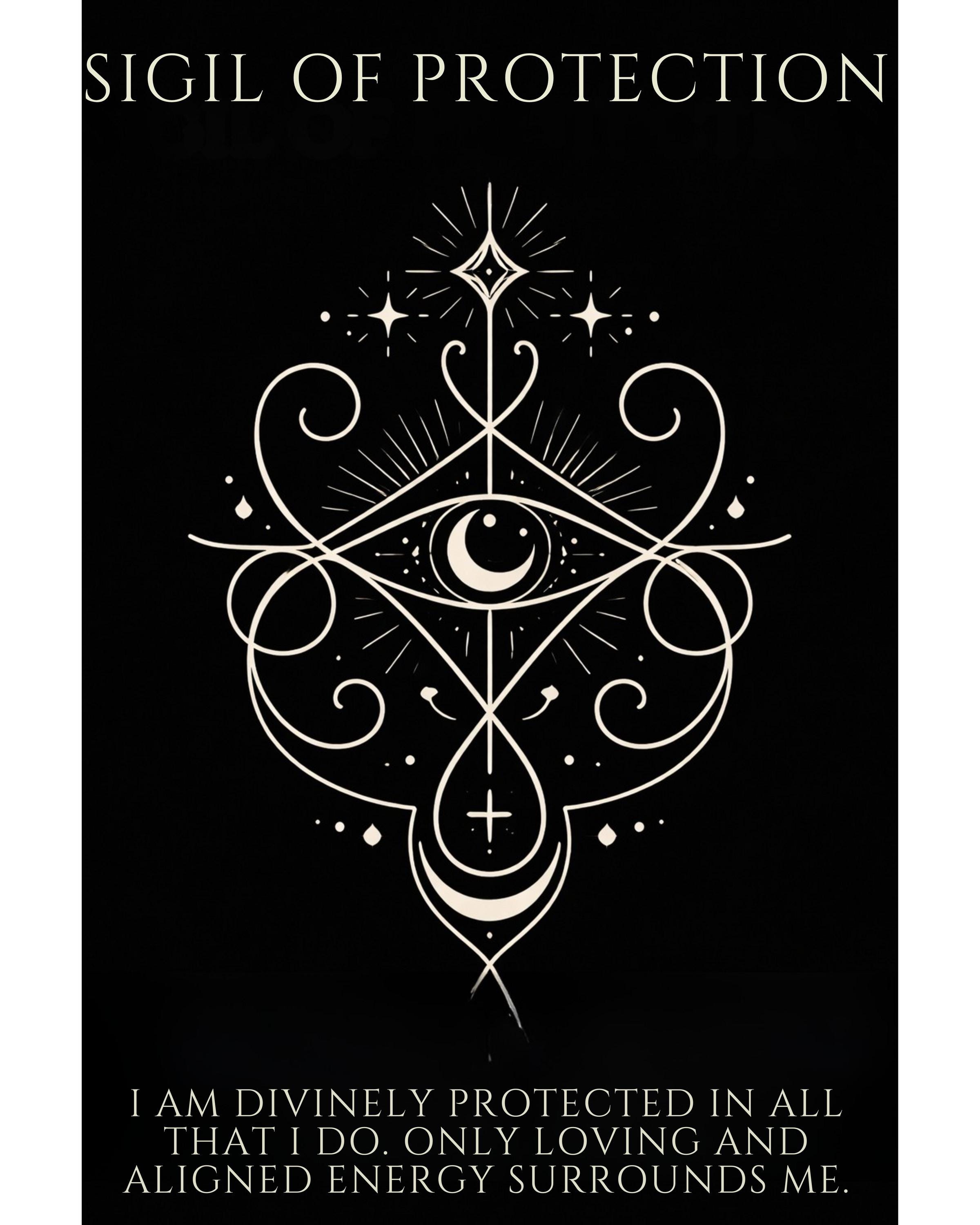 Sigil of Protection From the Evil Eye - Energetic Shielding & Spiritual ...